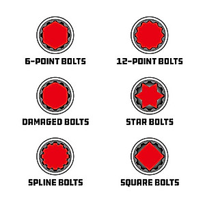 Powerbuilt 8 Piece 1/4" Dr. SAE Spline Socket Set with Storage Tray - 642053