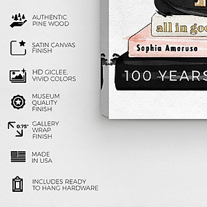 Wynwood Studio Fashion and Glam Wall Art Canvas Prints 'My Always Essentials' Home Décor, 12" x 12", Black, Pink