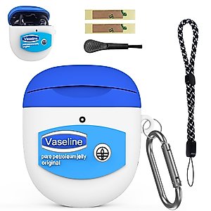 Bose QuietComfort Earbuds II Case, Cute 3D Vaselin Design Silicone Cute Cartoon Protective Headphones for Kids Girls Boys