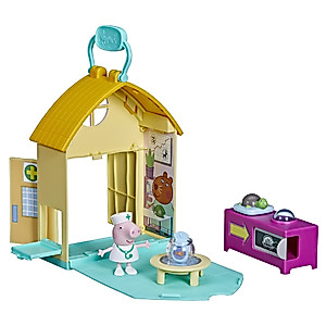 Peppa Pig Peppa’s Adventures Peppa Visits The Vet Fun Playset Preschool Toy, Includes 1 Figure and 3 Accessories, Ages 3 and Up