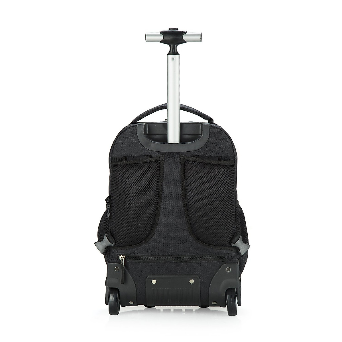 Tilami Unisex-Children Wheeled Rolling Backpack for Laptop, School, College and Travel - Waterproof - 18inch - Black