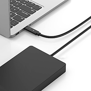 FKA 2.6 ft Black Male-to-Female USB Type C Thunderbolt Dock Cable for Dell TB15 TB16 Docking Station, 24 Pins, Data Transfer