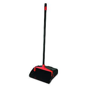 O-Cedar Commercial CB962082 Maxi-Plus Lobby Dust Pan with Rear Wheels, Black, 13"Wide, 30"Handle (Case of 6)