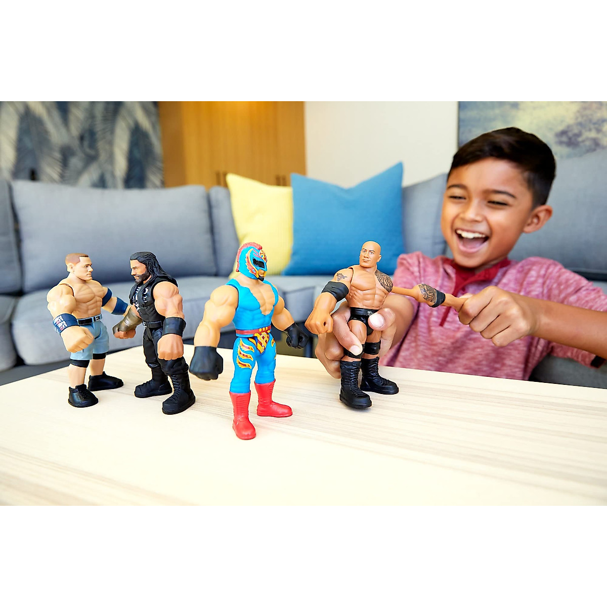WWE Bend 'n Bash Posable 5.5-inch The Rock Action Figure