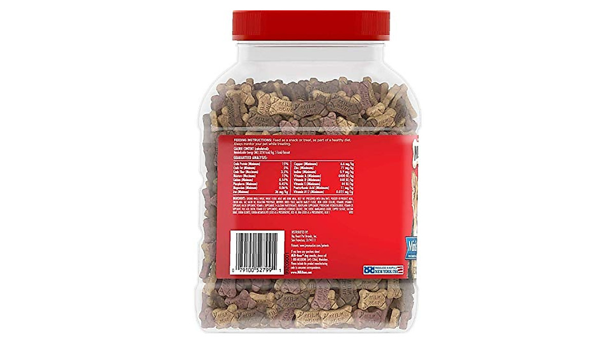 Milk Bone Mini S Biscuits Flavor Snacks Canister 36 Oz 2 Canisters