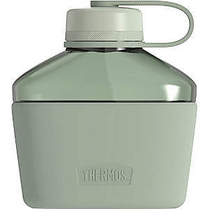 ALTA SERIES BY THERMOS Plastic Canteen Bottle 32 Ounce, Matcha Green