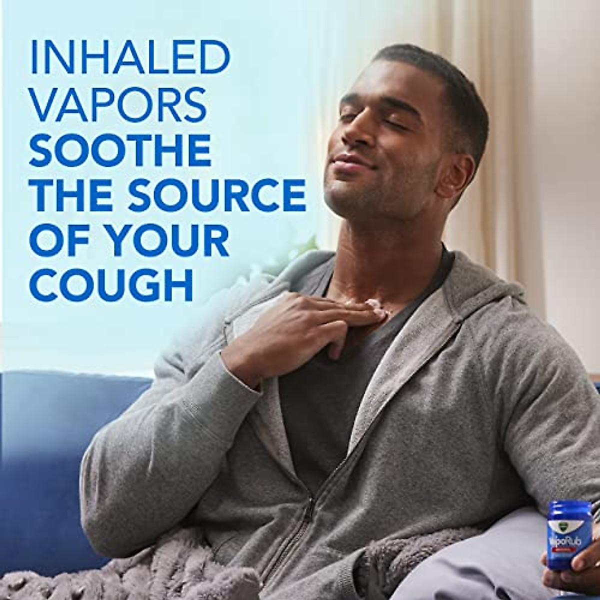 Vicks VapoRub, Chest Rub Ointment, Relief from Cough, Cold, Aches, & Pains with Original Medicated Vicks Vapors, Topical Cough Suppressant, 1.76 Ounce (Pack of 3)