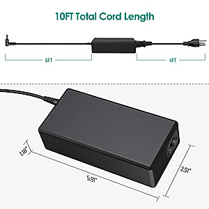 19.5V 65W 45W Laptop Charger for HP Smart Blue Tip,Compatible X360 Pavilion, Envy, Elitebook 840, ProBook, Chromebook, Stream, Spectre and More AC Adapter Power Supply
