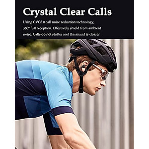 Wireless Ear Clip Bone Conduction Headphones Bluetooth Wireless Clip On Open Ear Earbuds with Earhook Earclip Bone Conduction Earbuds Head Set Waterproof Bone Conducting Ear Buds Induction Headphones