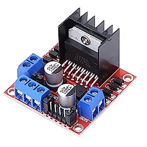 Davitu Motor Driver - L298N Motor Drive Board Module Double H Bridge Compatible With Stepper Motor Smart Car Robot Motor Driver Module