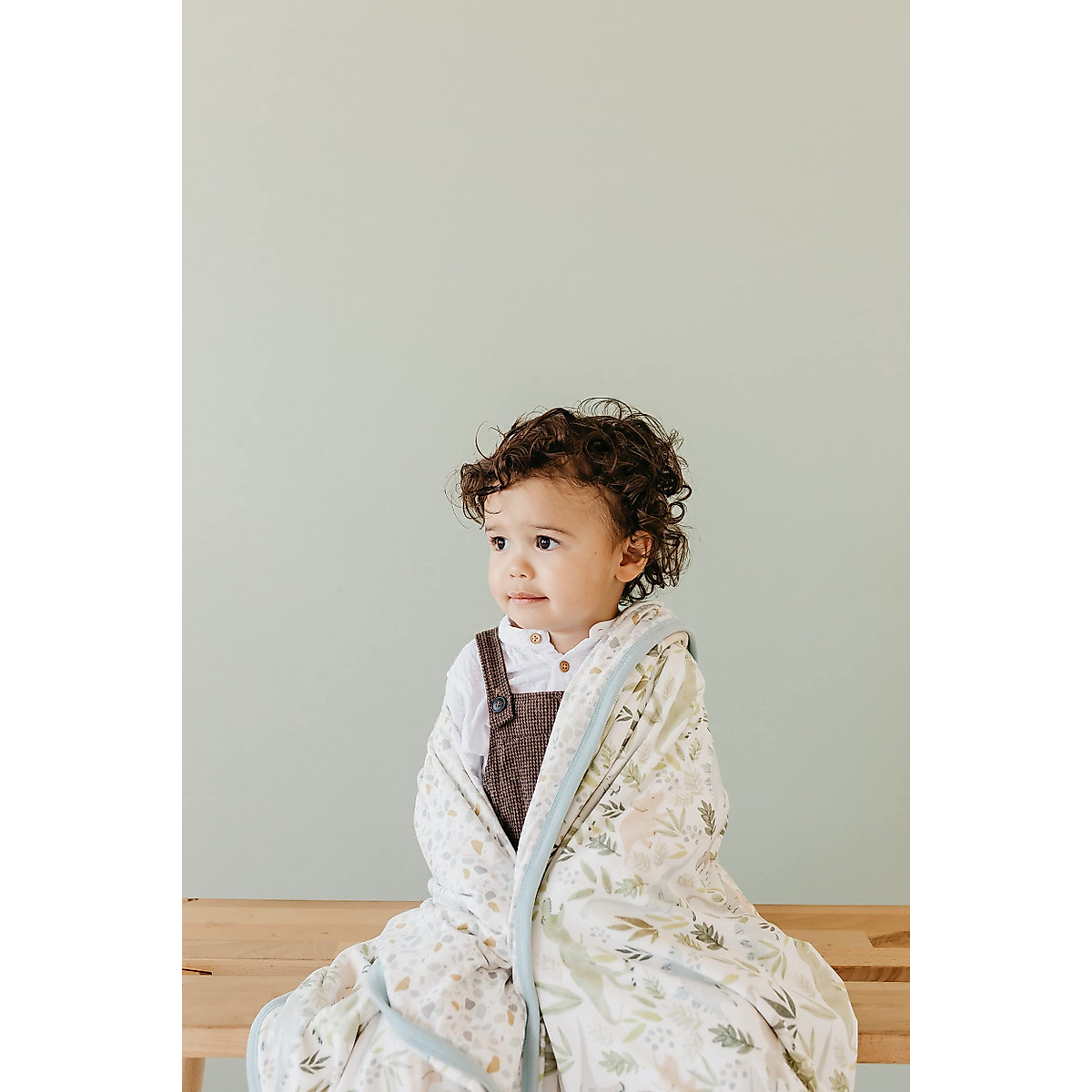 Copper Pearl Three-Layer Baby Blanket: Soft Baby Quilts for Boys and Girls | Breathable, Cozy, Toddler Blanket | Baby Quilt for Newborns | 46x46 Premium Polyester/Rayon | Rex