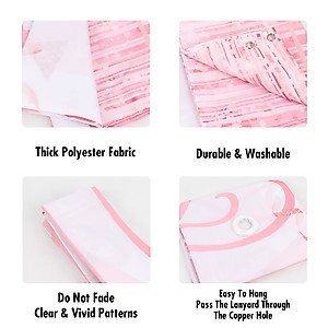 Half Way To One Birthday Backdrop Banner Decorations for Baby Girls Rose Gold 6 Months 1/2 Bday Background Photography Party Sign Decor Supplies Pink