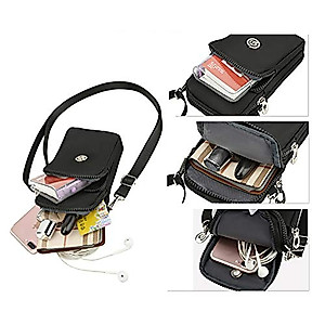 Travel Small Crossbody Bag Cell Phone Purse Wallet Case for Samsung Galaxy S23 Ultra S22 Ultra S21+ S20 FE S20 Ultra S10 Plus Note20 Ultra A02 A22 A03 A33 A13 A51 A52 31s A21s (Purple)