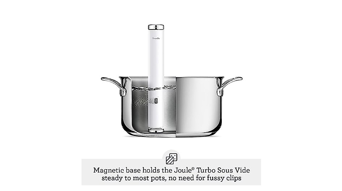 Breville Joule Turbo Sous Vide Cooker - Fast, Precise & App-Controlled
