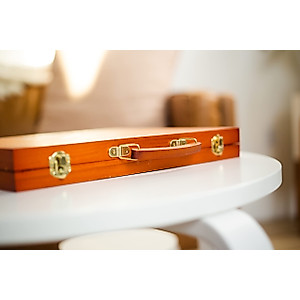 American Laser Crafts Painting, Drawing & Art Supplies with Personalized Wooden Art Case for Kids 6-8 and 9-12 - Art Set, Paint Set, and Drawing Pencils Set for Boys and Girls