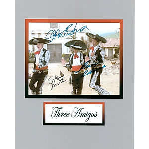 Kirkland Signature Classic Movie, Three Amigos, 8 X 10 Photo Display Autograph on Glossy Photo Paper
