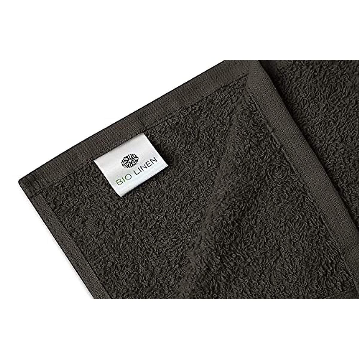 Cotton Bath Towels Set Grey 24" x 48" Pack of 6 Ultra Soft 100% Cotton Bath Towel Charcoal Grey Highly Absorbent Daily Usage Bath Towel Ideal for Pool Home Gym Spa Hotel