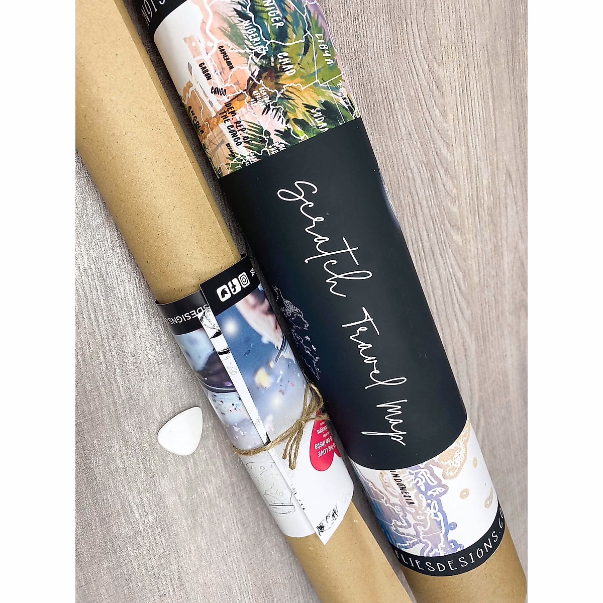 US National Parks Scratch Off Map Scratch Off Map Hand drawn Watercolour United States of America