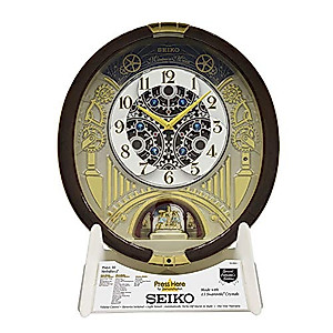 SEIKO Melodies in Motion QXM386BRHZ Clock, 17 1/2 x 16 x 3 3/4, Multi