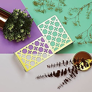 CNK Book Ends Bookends for Decorative Books Holder Bookend Shelves End Hold Heavy Duty Holders Stoppers Metal Stopper Cute Boho Bookshelf Holds Cookbook Office Home Set of 2 Bookends Pair Gold