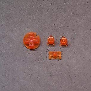Colorful Game Controller Gamepad Buttons Replacement for Nintendo Game Boy GBP - Black