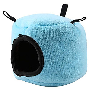 Hamster Bed, Pet Hammock Hanging Toy Snuggle Hut Lovely Warm Sleeping Hanging Nest for Small Animal Mice Rat Squirrel Chinchilla Gerbil Sugar Glider (Big)