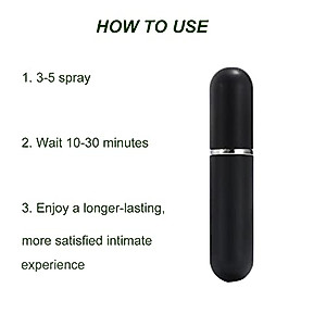 Male Penile Desensitizing Spray, Cli max Control to Last Longer in Bed. Male Delay Desensitizer Spray for Him to Help Maximized Sensation and Time, Non Numbing