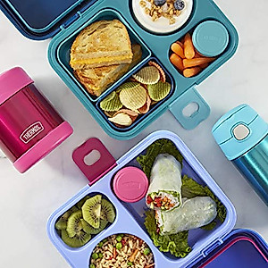 THERMOS Kids Freestyle Kit Purple Food Storage System, 8 piece set