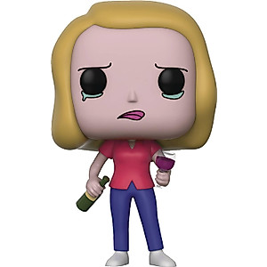 Funko Pop! Animation: Rick and Morty Beth with Wine Glass Collectible Figure