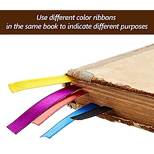 Bible Ribbon Bookmark Ribbons Replacement Ribbons for Novel School Books (20 Pieces)