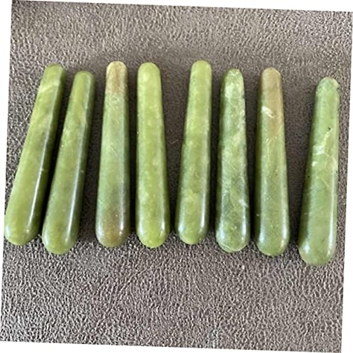 Hemoton Xiuyan Jade Point Health Care Pen Jade Pen Meridians Tool Facial Massager Whole Body Massager Face Massage Tools Green Body Scraper Tools