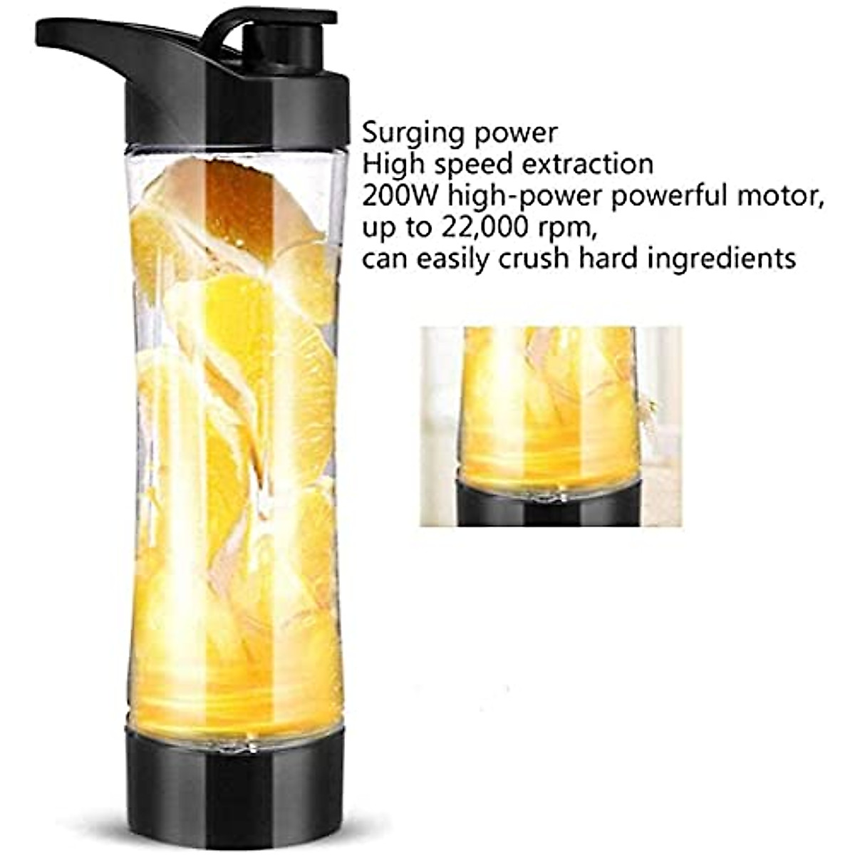 Blender Smoothie Professional Blender, High Speed Table Ice Crusher 22.000 Rpm, Bpa-free Tritan Blades, for smoothies, milkshakes, fruits and vegetables ZJ666