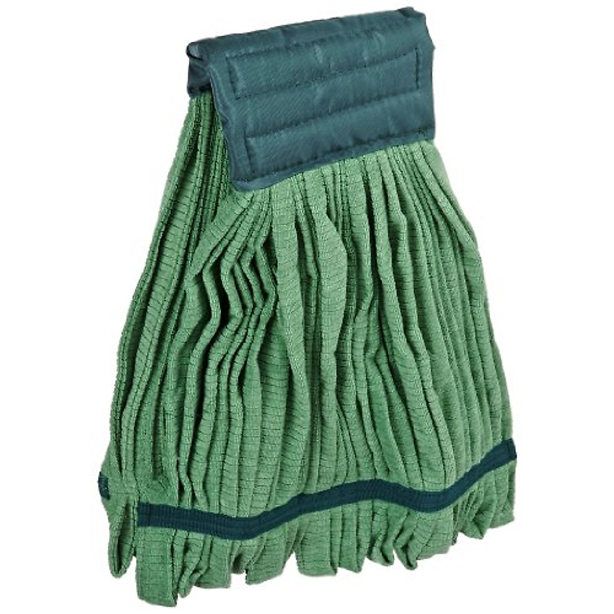Impact LF0006 Microfiber Tube Wet Mop with Canvas Headband, Large, Green (Case of 12)