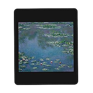 Lilies Claude Monet Water Game Office Overlock Rubber Non-Slip Mouse Pad