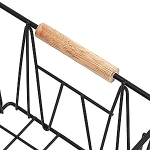 Amazon Basics Wire Storage Baskets - Set of 3, Black