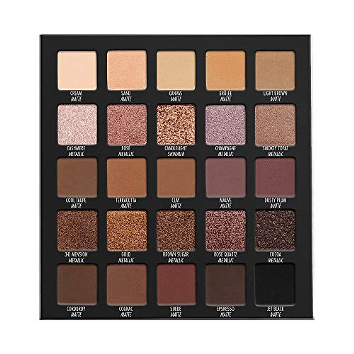 LORAC PRO Matte & Shimmer Eyeshadow Palette, Meraki | Glitter | Mirror Compact | Cruelty Free, Gluten Free, Vegan