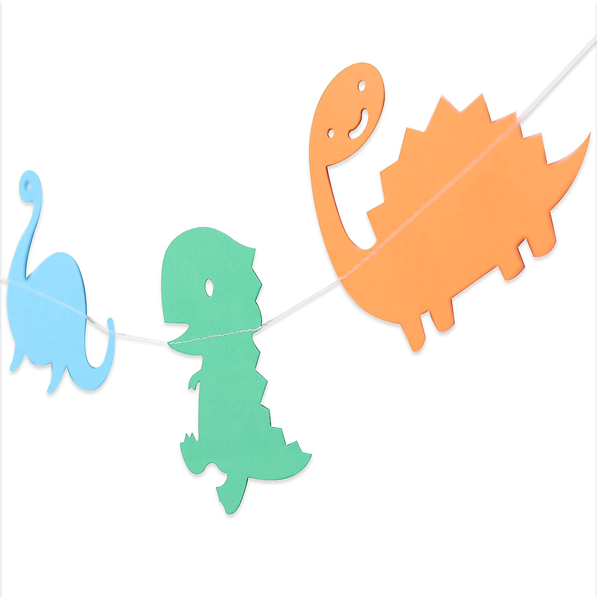 Dinosaur Flag Creative Garland Banner - Dinosaur Room Theme, Tyrannosaurus Rex Party, Paper Banner, Jurassic, Boy Children's Dinosaur Theme, Jurassic World Animal Party Supplies Background, Baby Shower, Photo Props