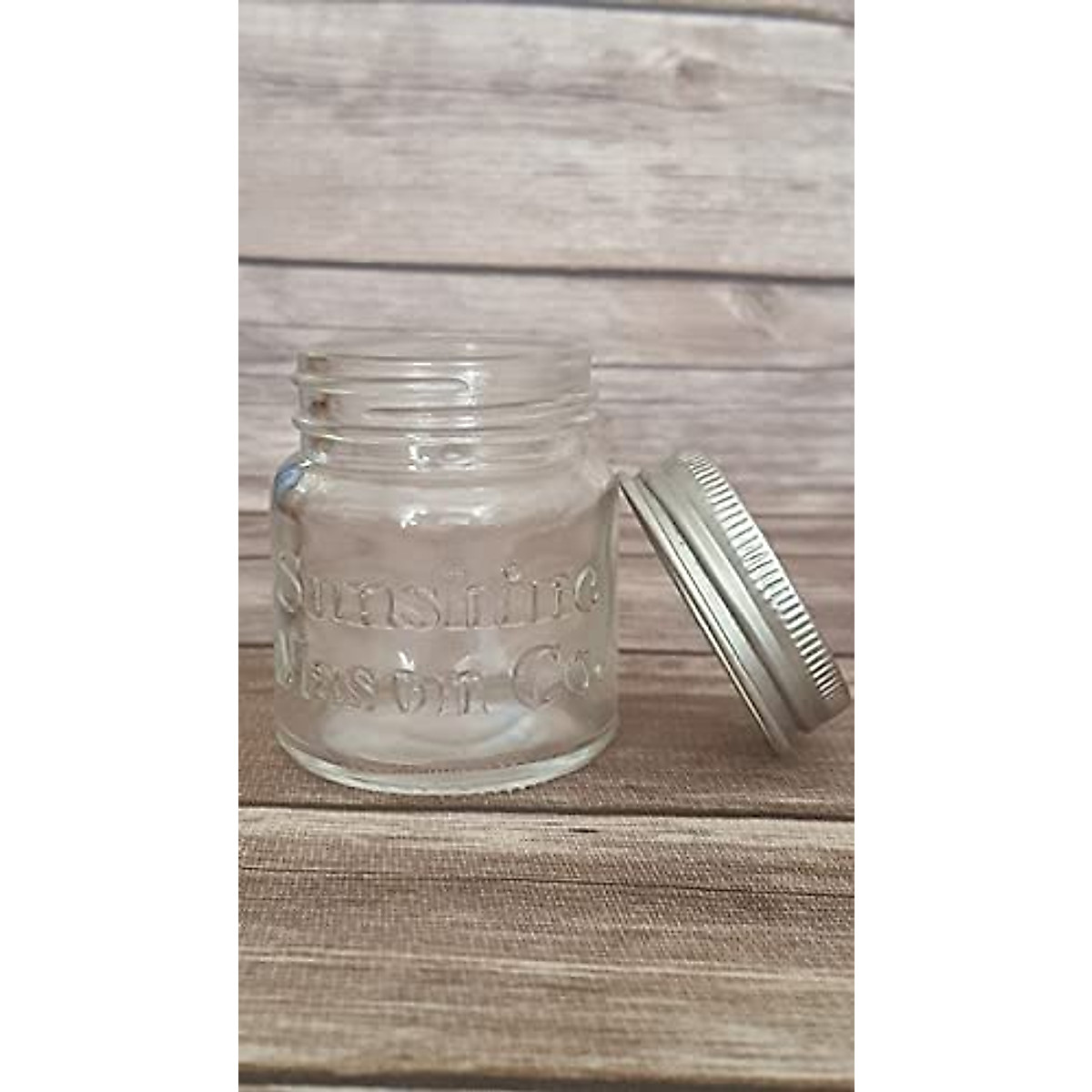 Sunshine Mason Co. Mini Mason Jar Shot Glasses with Metal Lid 2 Ounces, 24 Pieces