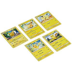 3. 5 Assorted Pikachu Pokemon Cards