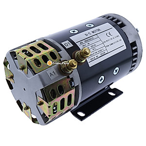 FridayParts 48V CW 2.06kW Function Motor 48504GT 5BCG52HA100 140-22-4001A 94196 Compatible for Genie Articulated Boom Lift Z-30/20N Z-34/22 DC Z-34/22N Z-45/22 DC Z-45/25J