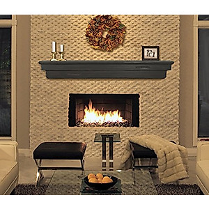 Pearl Mantels 497-60-20 Celeste Mantel Shelf, 60", Espresso Finish