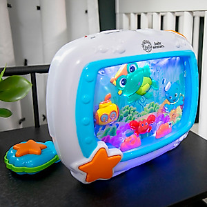 Baby Einstein Sea Dreams Soother Musical Crib Toy and Sound Machine, Newborns Plus