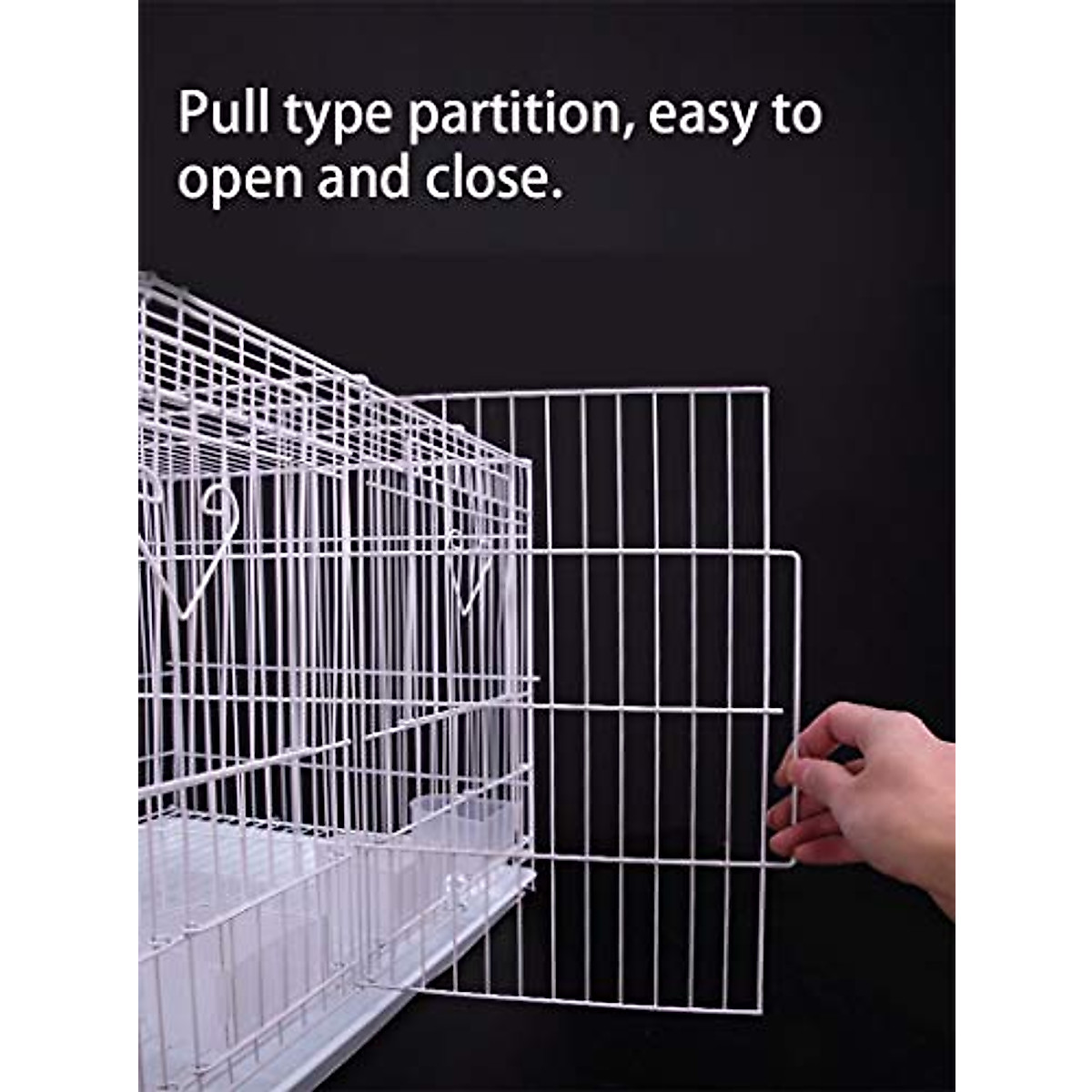 Tyoo Bird Cage Pet Supplies Suitable for Small Birds Used As A Nest with Partition Suitable for Most Bird Cages Assembled and Cleaned