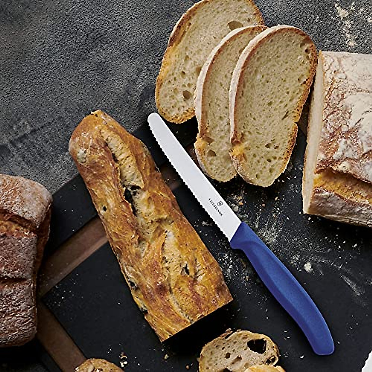 Victorinox Swiss Classic Tomato and Table Paring Knife, 4.3 inches, Blue