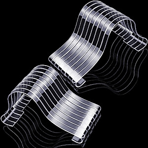 Patelai 20 Pcs Acrylic Sandal Shoe Display Store Retail Display Rack Shoe Stand Support Shaper Forms Shoes Inserts Home Bulk Clear