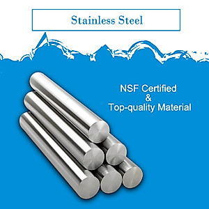 STEELBUS 12''x24'' - 2PACKS Wall Mounted Stainless Steel Shelf NSF Commercial Metal Wall Mount Floating Shelving for Kitchen, Restaurant, Food Truck,Garage,Home&Hotel