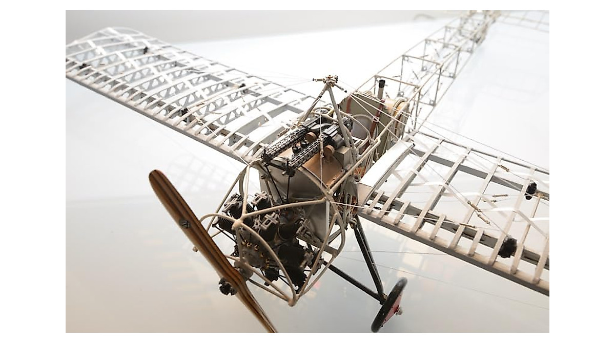 Fokker Eindecker E-IV Model Kit | 1:16 Scale WWI Airplane Display