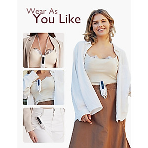 Momcozy Ultra-Light & Hands Free Breast Pump V2, Potent Wearable Pump with 27 Pumping Combinations, Low Noise Painless Portable Double Electric Pump, 17/19/21/24/27mm Flange