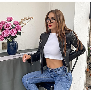 FEISEDY Blue Light Blocking Glasses Men Women Classic Thick Square Rim Frame Eyeglasses B2661