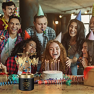 Birthday Gifts for Women, Butterfly Candle Gifts for Women, Best Friend Birthday Gifts for Women, Funny Birthday Gifts for Women, Unique Butterfly Rotatable Scented Candles Birthday Gifts for Women